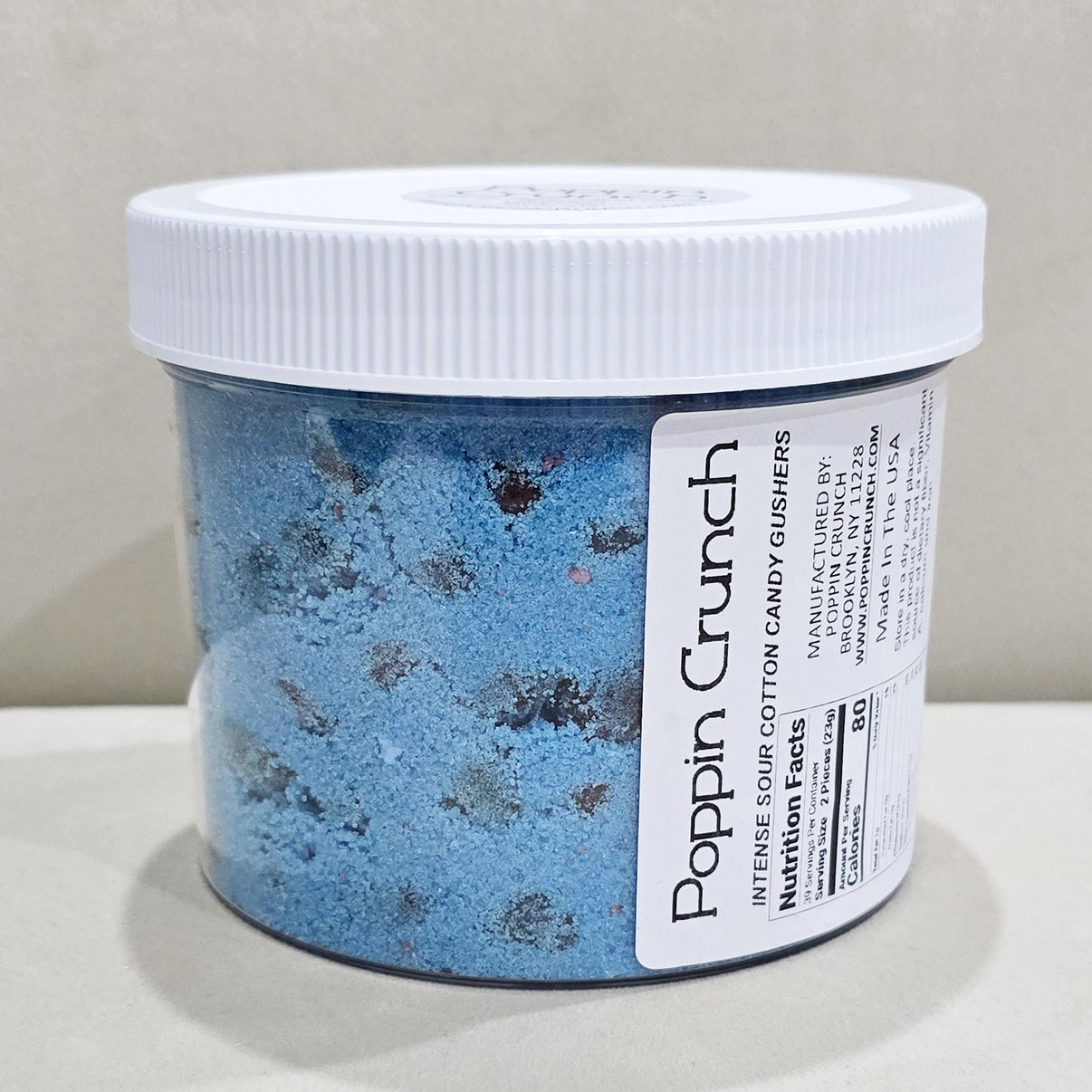 Poppin Crunch Intense Cotton Candy Gushers Candy Snacks 1 - 2 LBS - Ch